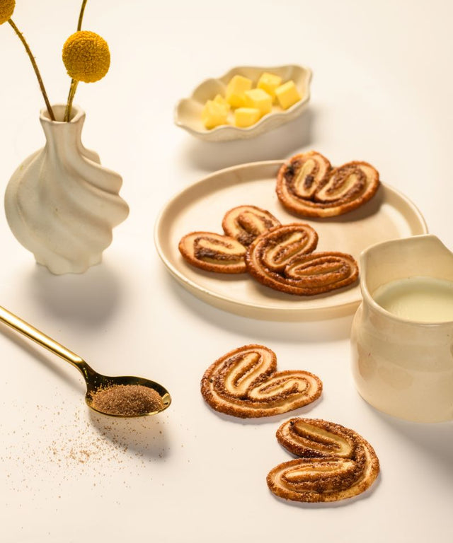 Cinnamon French Heart Cookies – Our Iconic Crispy, Caramelized Delight